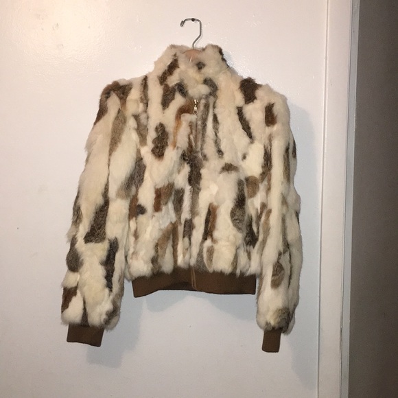 Wilsons Leather | Jackets & Coats | Wilsons Leather Rabbit Fur Coat ...